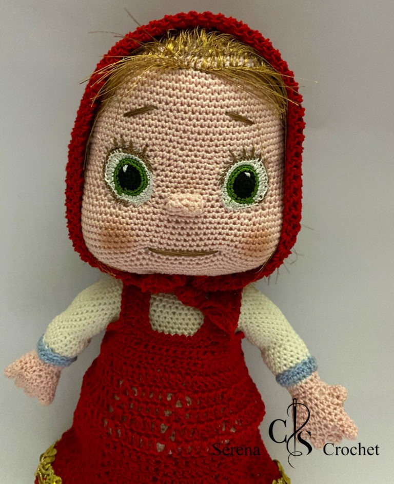 Poupée MASHA décorative au crochet - Serena Crochet