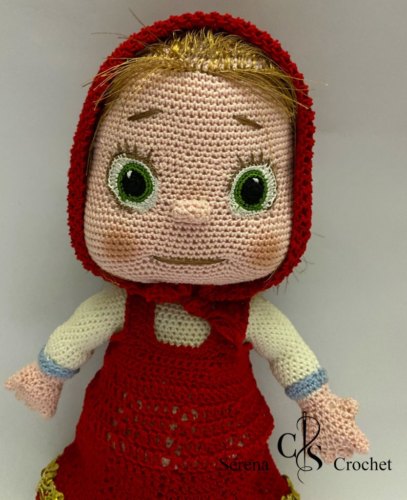 Poupée MASHA décorative au crochet - Serena Crochet